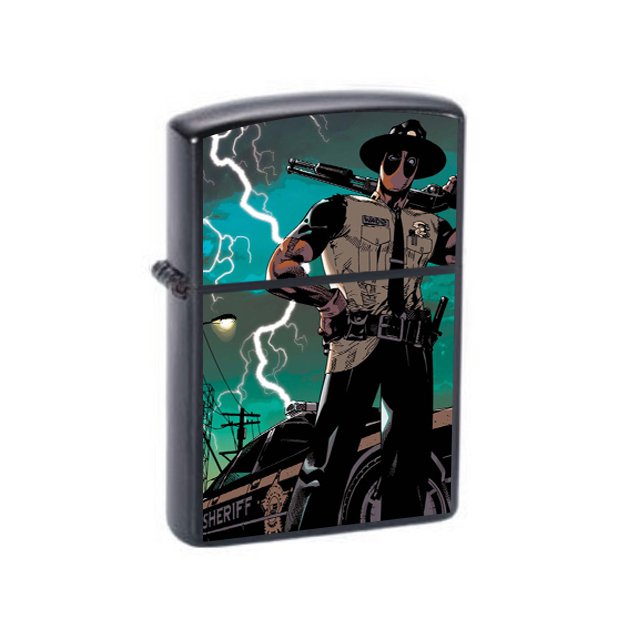 Deadpool - Oil Windproof Flip Top Lighters Briquet Encendedor 15
