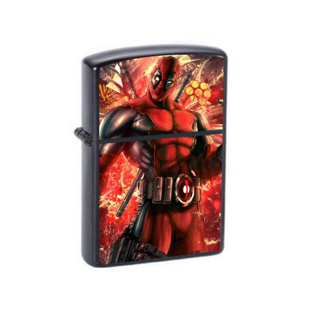 Deadpool - Oil Windproof Flip Top Lighters Briquet Encendedor 27