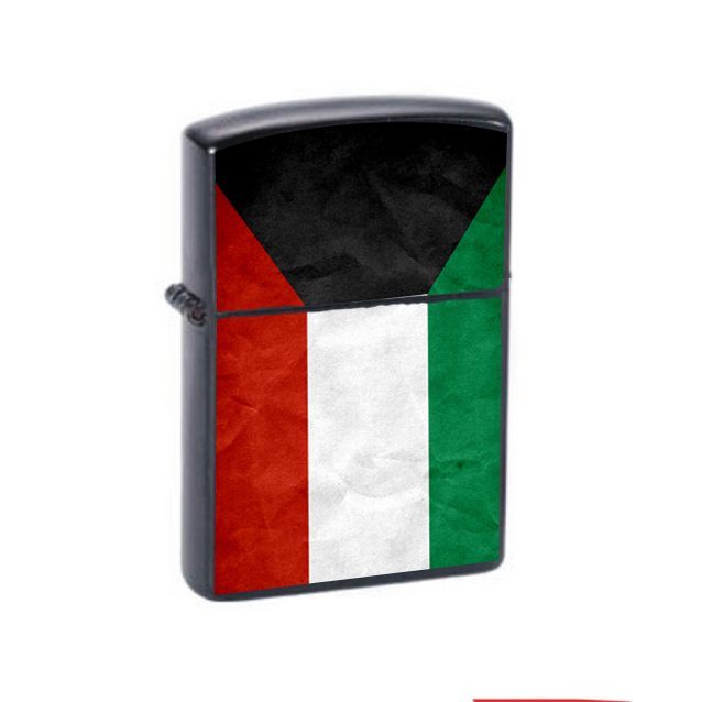 Kuwait Country National Emblem Symbol Flag - Oil Windproof Flip Top ...