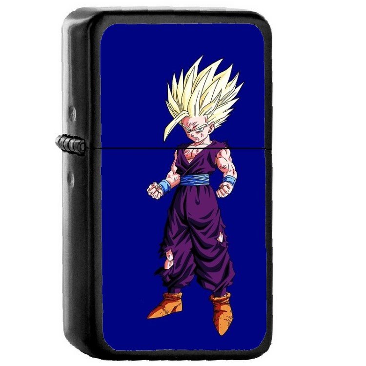 Dragon Ball Z Gohan Super Saiyan 2 - Oil Windproof Flip Top Black ...