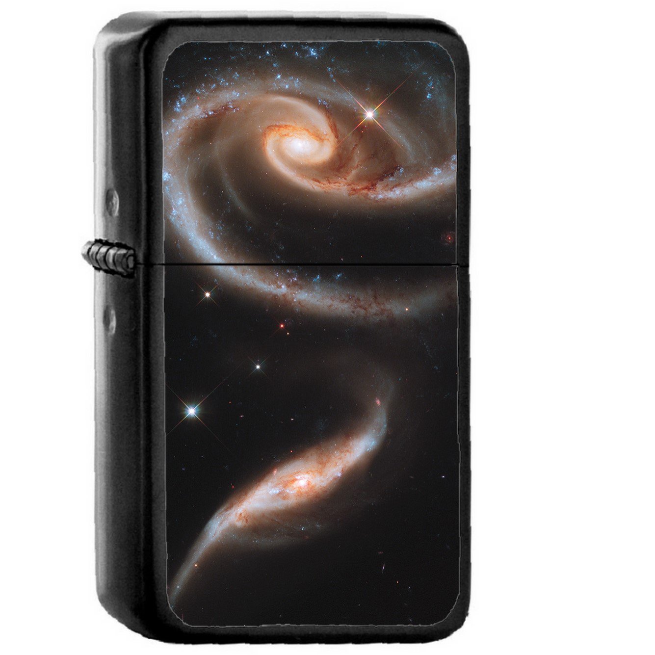 Galaxy Universe Space Dark Illustration Art - Oil Windproof Black ...