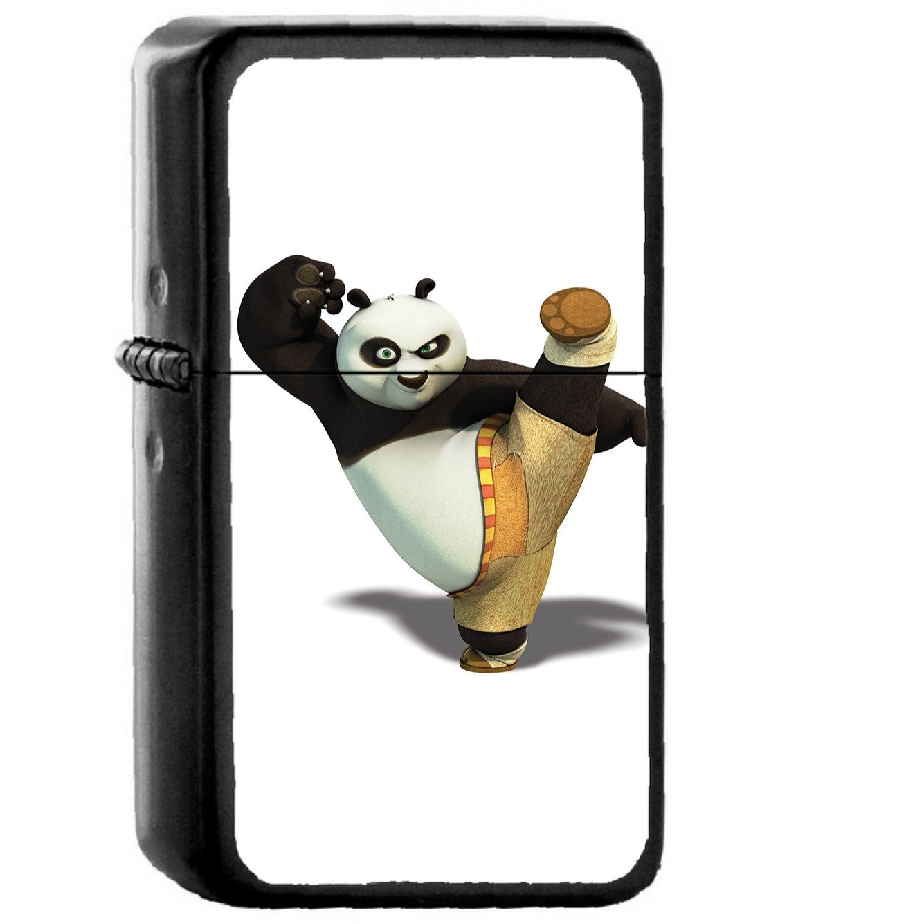 Kung fu Panda Dreamworks Animal Kick Cute Anime - Oil Windproof Black ...