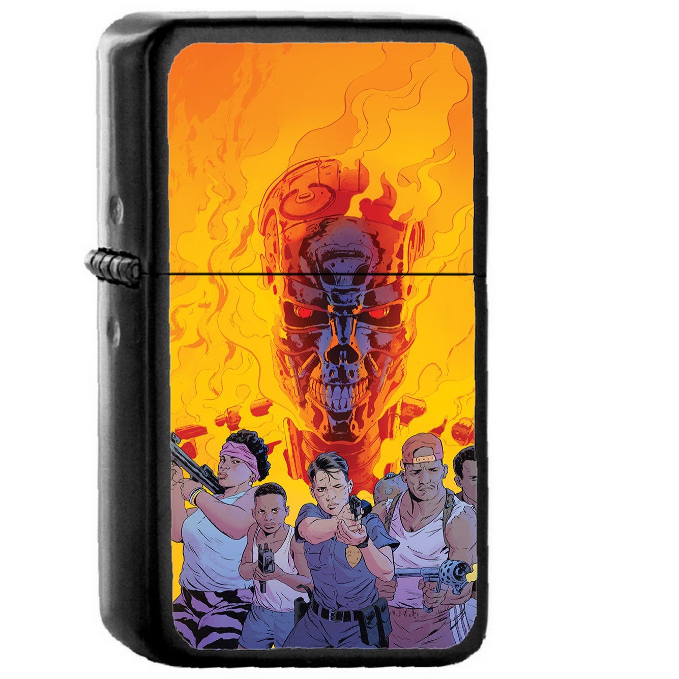 Terminatore Anime Paint Illust Art - Oil Windproof Black Lighters ...