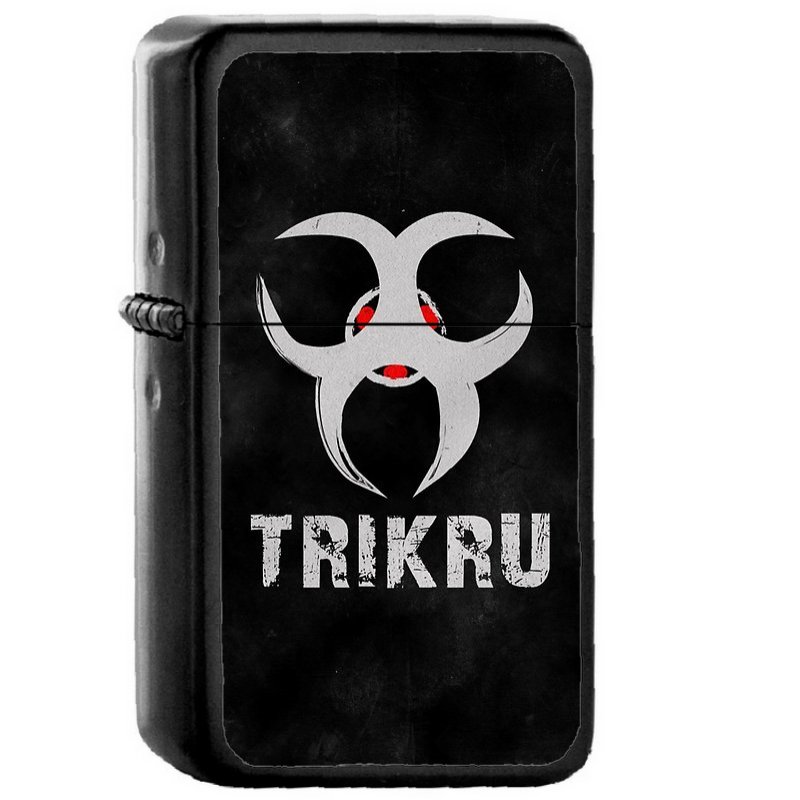 The 100 Trikru Symbol Black - Oil Windproof Flip Top Black Lighters ...