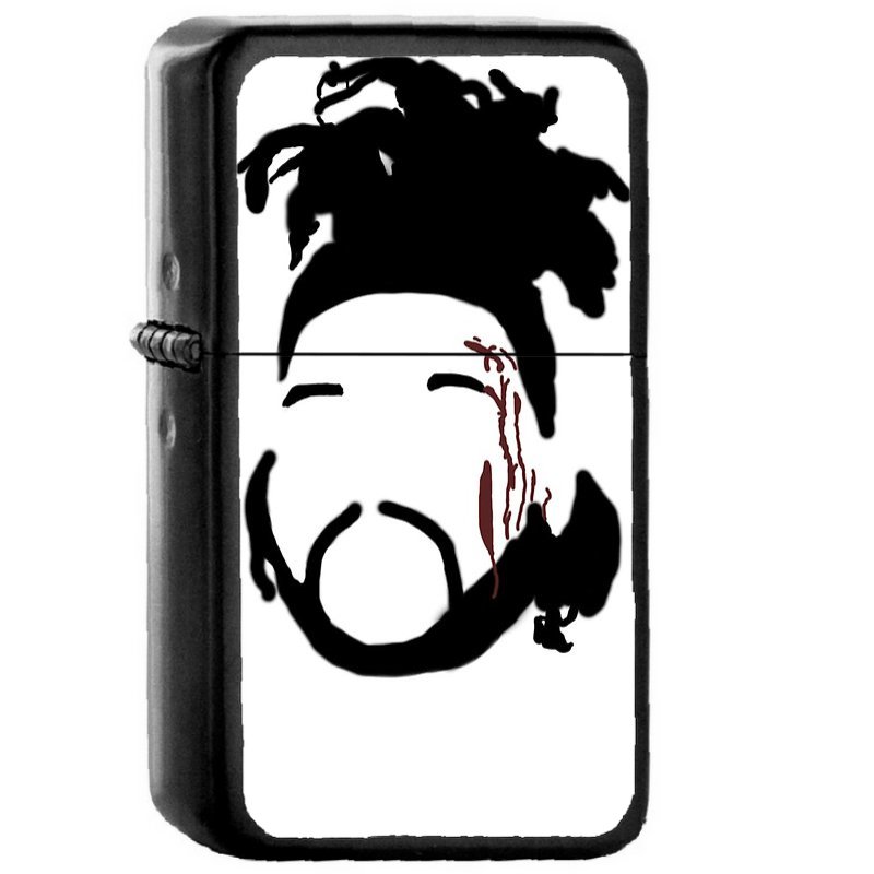 The Weeknd The Hills Cartoon - Oil Windproof Flip Top Black Lighters ...