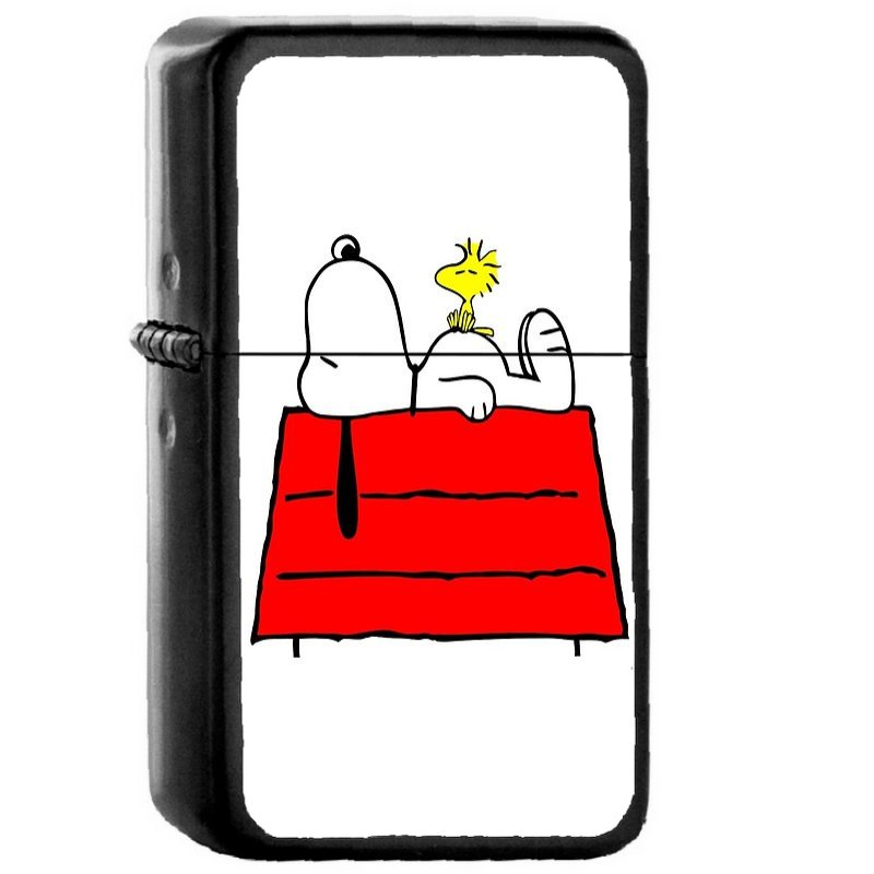 Snoopy Chill Out character of Peanuts - Oil Windproof Flip Top Black ...