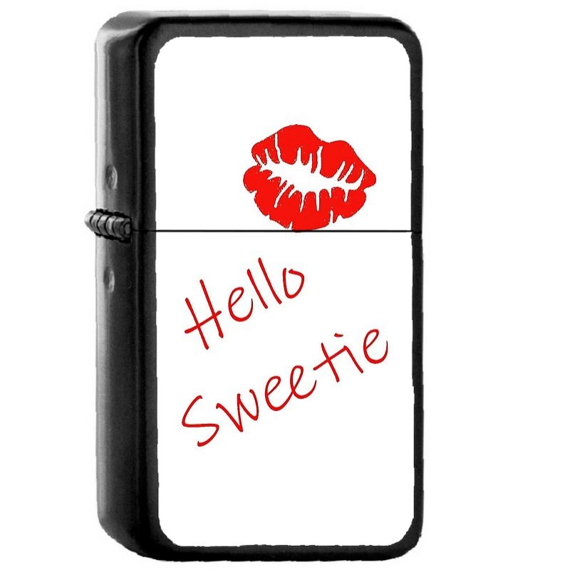 4 Hello Sweetie Doctor Who - Oil Windproof Flip Top Black Lighters ...