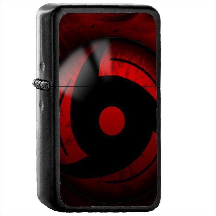 Anime Naruto Japanese Japan Oil Windproof Black Lighter Briquet ...