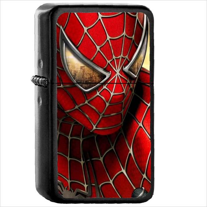 Movie Spider-Man 3 SpiderMan Oil Windproof Black Lighter Briquet ...