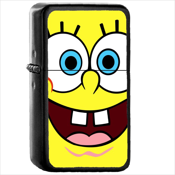 TV Show Spongebob Squarepants Oil Windproof Black Lighter Briquet ...