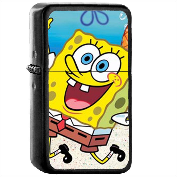 TV Show Spongebob Squarepants Oil Windproof Black Lighter Briquet ...