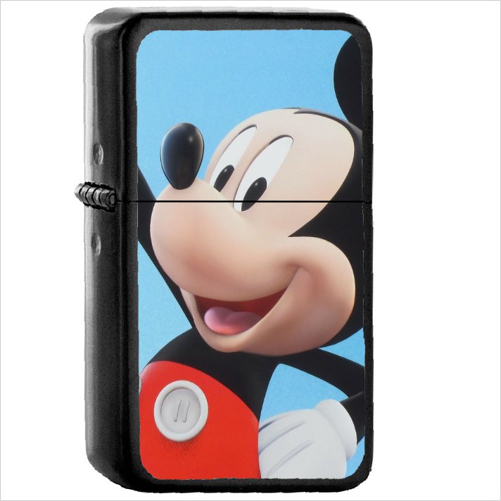 Video Game Disney Mickey Mouse Oil Windproof Black Lighter Briquet ...