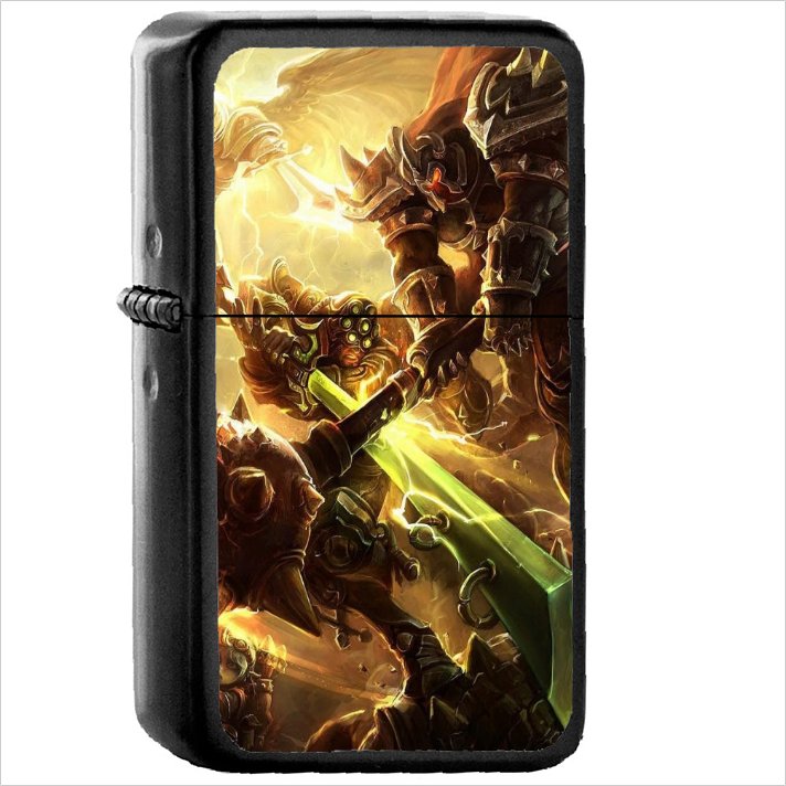 Video Game League Of Legends Oil Windproof Black Lighter Briquet ...