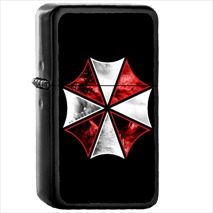 Video Game Resident Evil Oil Windproof Black Lighter Briquet Encendedor ...
