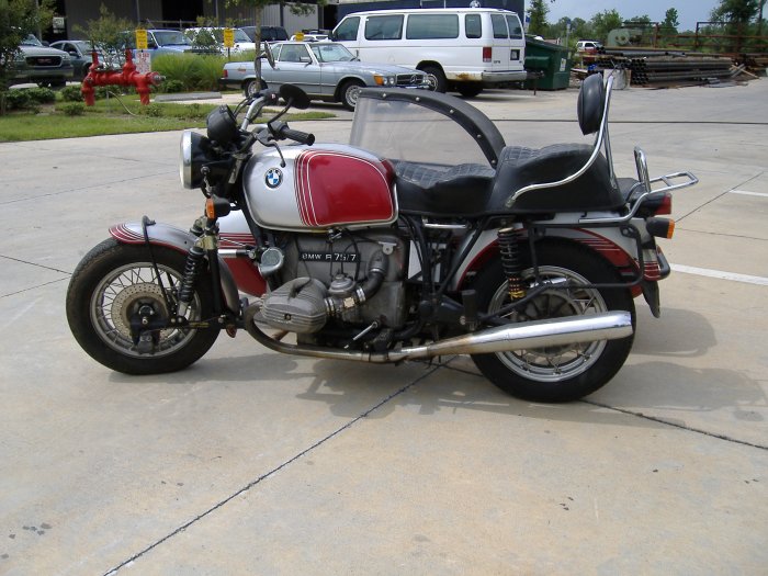 1977 BMW R75/7 sidecar rig
