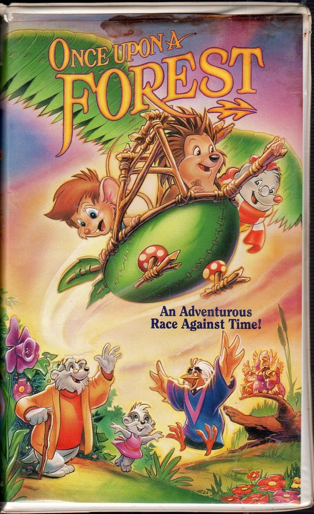 Once Upon A Forest VHS Clamshell