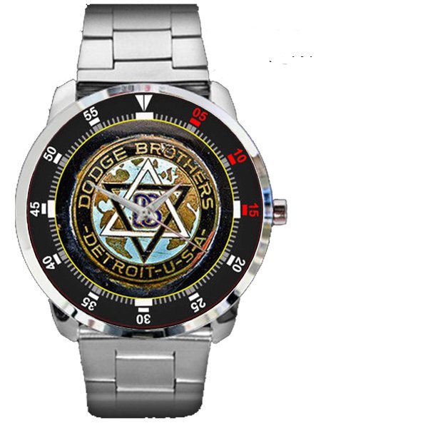 1929 Dodge Brothers Logo Vintage Sport Metal Watch