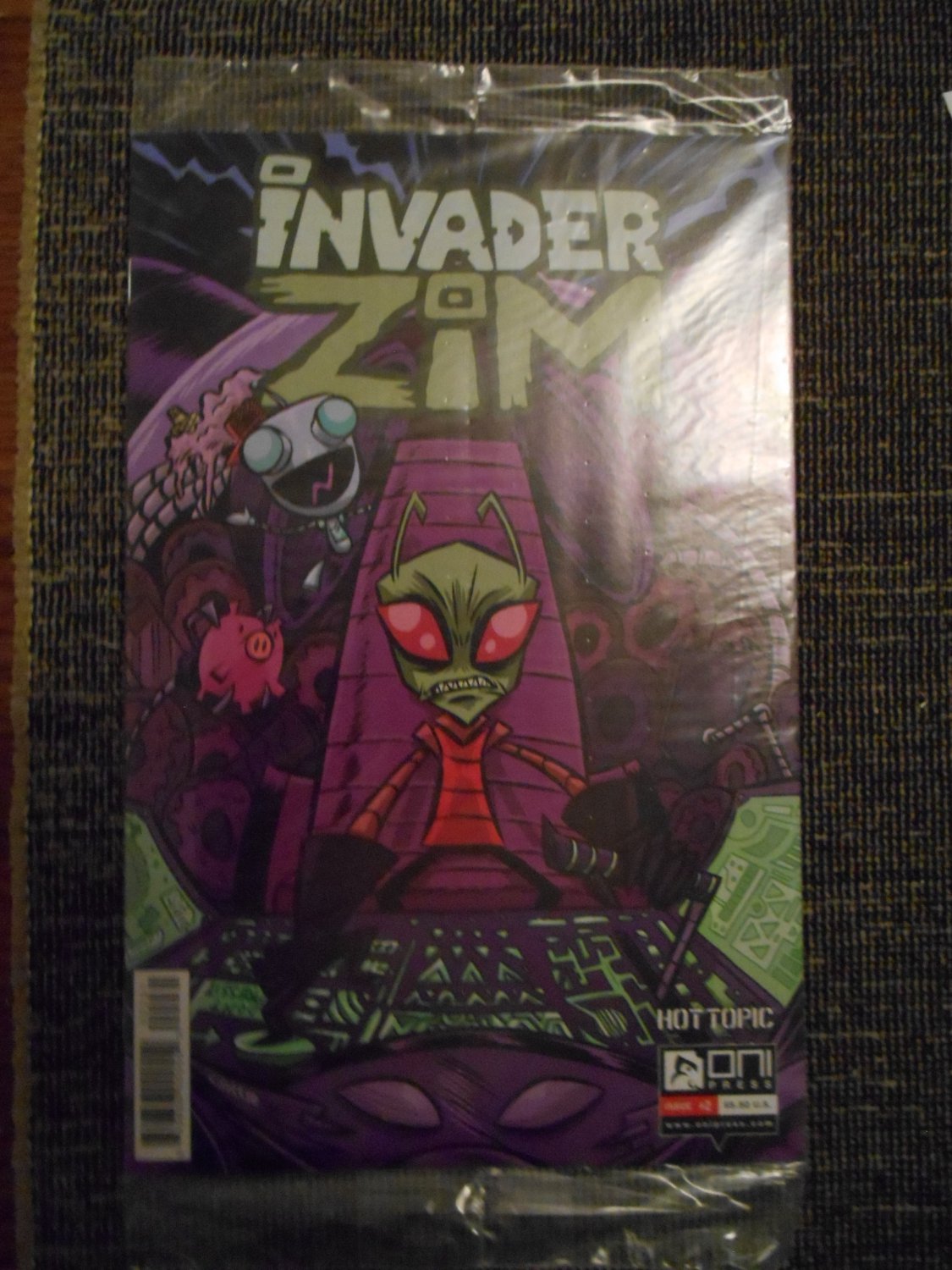 Invader Zim Comic - Issue 2- Jhonen Vasquez - Rare - Hot Topic Variant ...