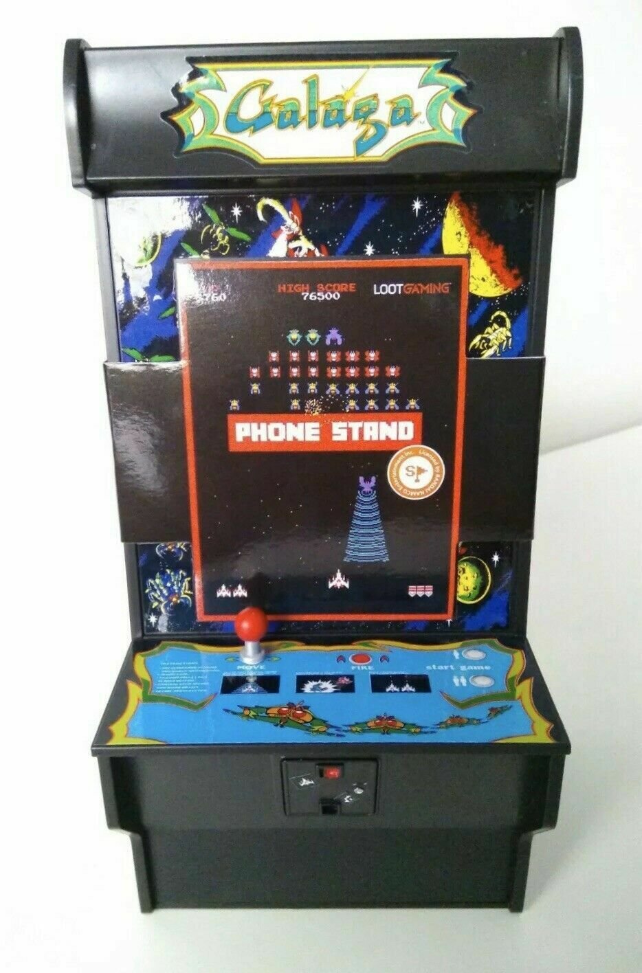 Galaga Phone Stand / 80s Arcade Phone Holder / Loot Crate EXCLUSIVE