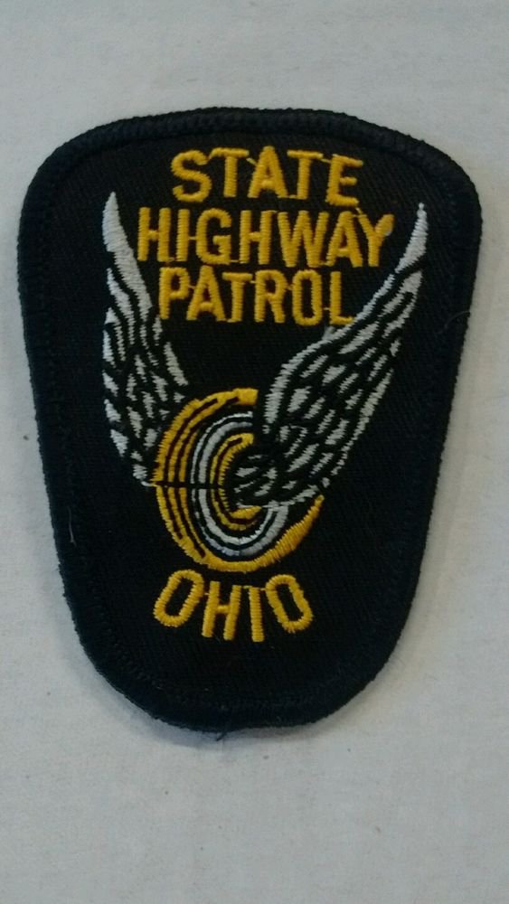 State of Ohio Highway Patrol State Police Uniform Breast Badge Patch