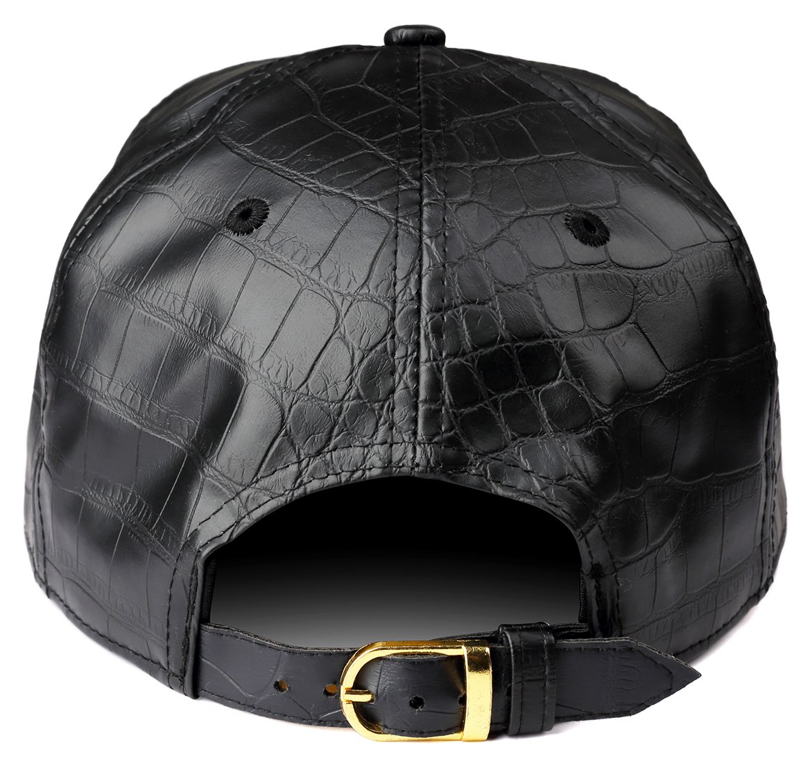 Hip Hop Fashion Unisex Alligator Pattern VIP Tag Black Baseball Cap
