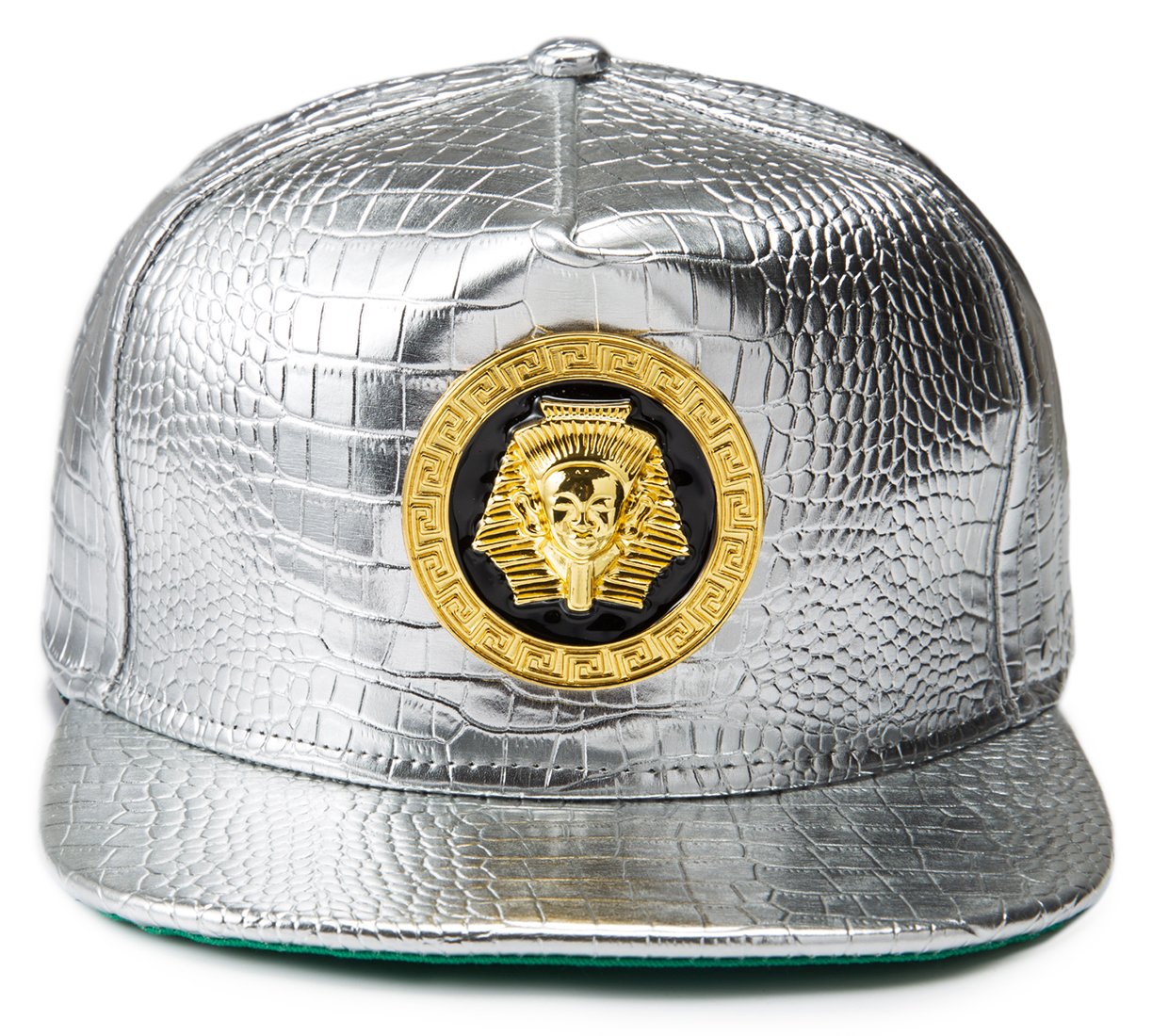 Hip Hop Fashion Unisex Alligator Pattern Epoxy Pharaoh Tag Silver ...