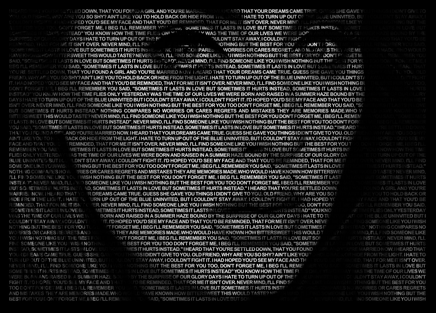 Custom Digital Typography Portrait from Your Photo - In 24H Moneyback ...