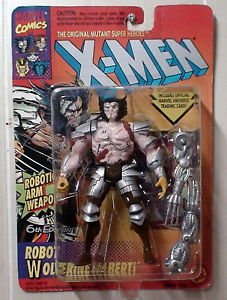Robot Wolverine Uncanny X-Men Marvel Comics Toy Biz Figure 1994