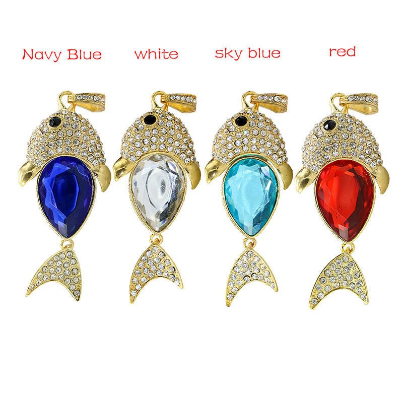 Stick Fishing USB Flash Drive Crystal Diamond USB 2.0, 4 colors - 128 GB
