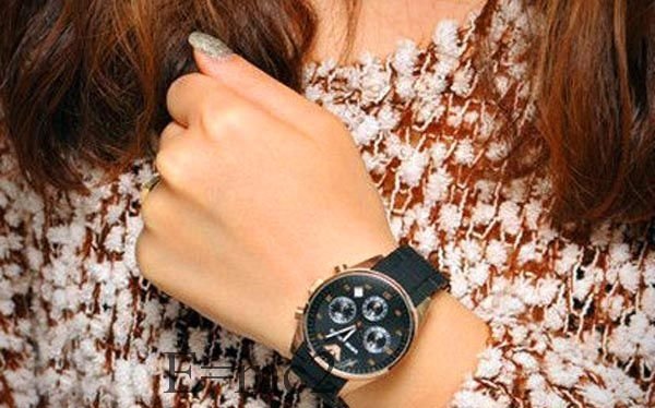 Women Watch Emporio Armani AR5906 Stainless Steel Size 38mm Chronograph