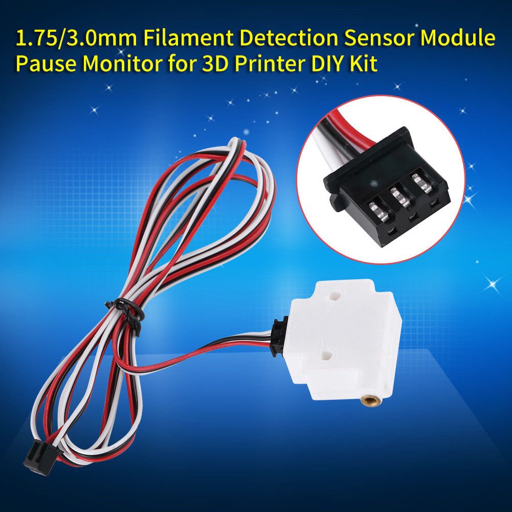1.75/3.0mm Filament Detection Sensor Module Pause Monitor DIY 3D Printer Set coi