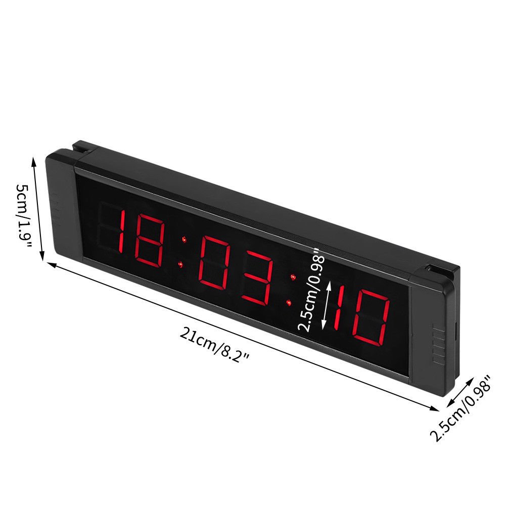 Programmable Remote Crossfit Interval Timer Wall Clock for Fitness ...
