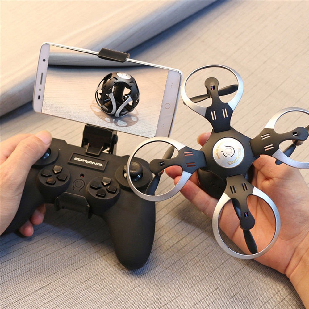 Portable Mini HD Camera Drone WIFI FPV Remote Control RC Quadcopter ...