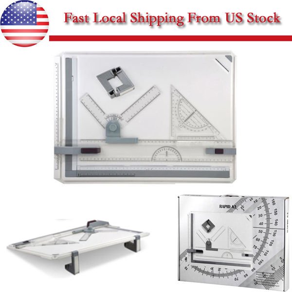 PRO Quality A3 Drawing Board Table W/Parallel Motion And Adjustable ...
