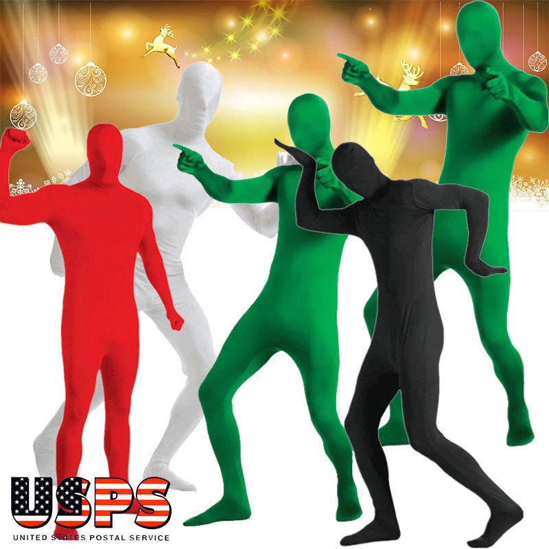 Unisex Full Body Lycra Spandex Skin Suit Bodysuit XAMS Party Zentai ...