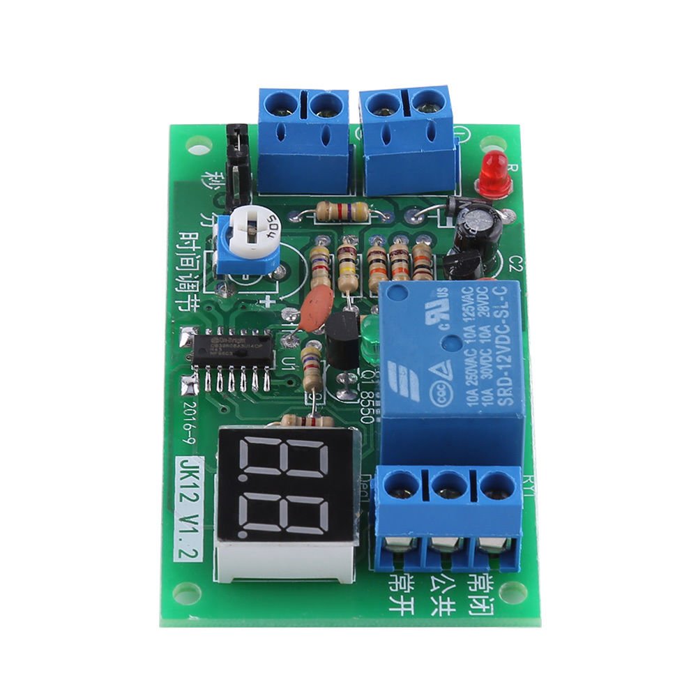 DC 12V LED Display Countdown Timing Timer Delay Turn OFF Relay Switch Module