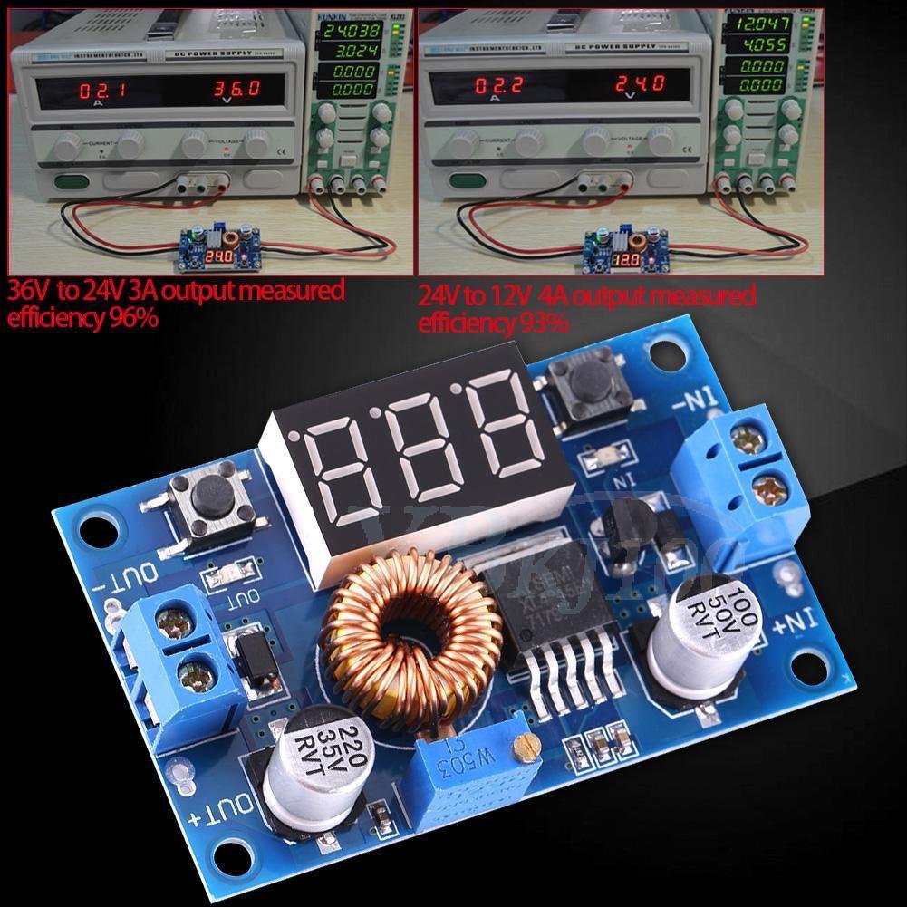 DC-DC Adjustable Buck Converter Step Down Module Power Supply 4.0~38 to ...