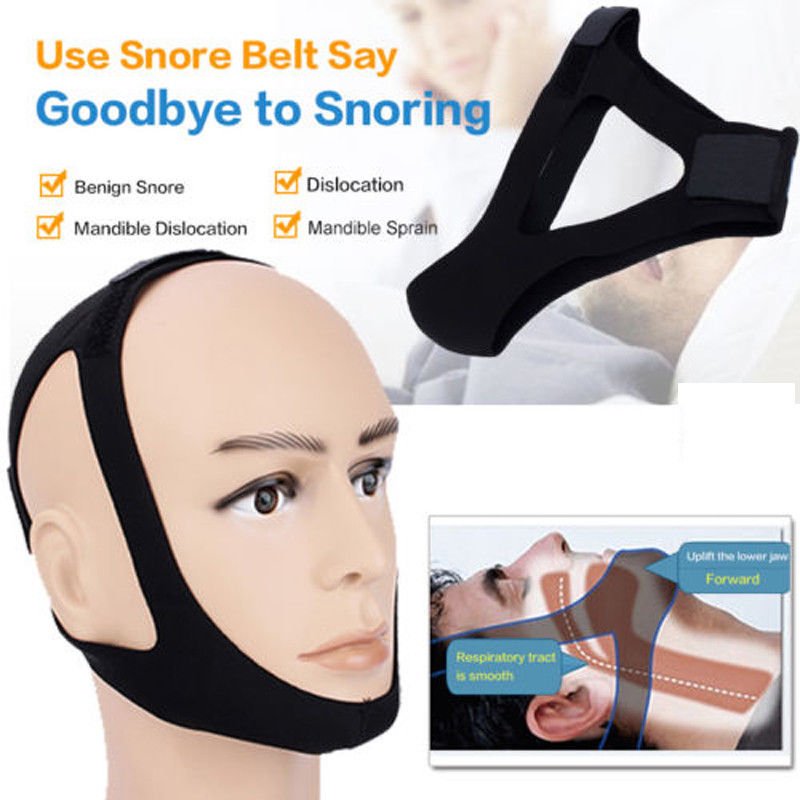 Top Snore Stop Belt Anti Snoring Cpap Chin Strap Sleep Apnea Jaw ...