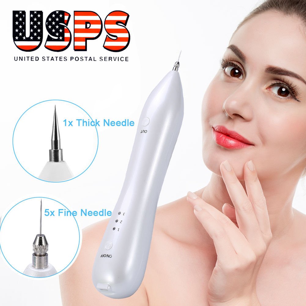 ADJUSTABLE Laser Age Spot Pen Mole Warts Freckle Tattoo Scars Removal ...
