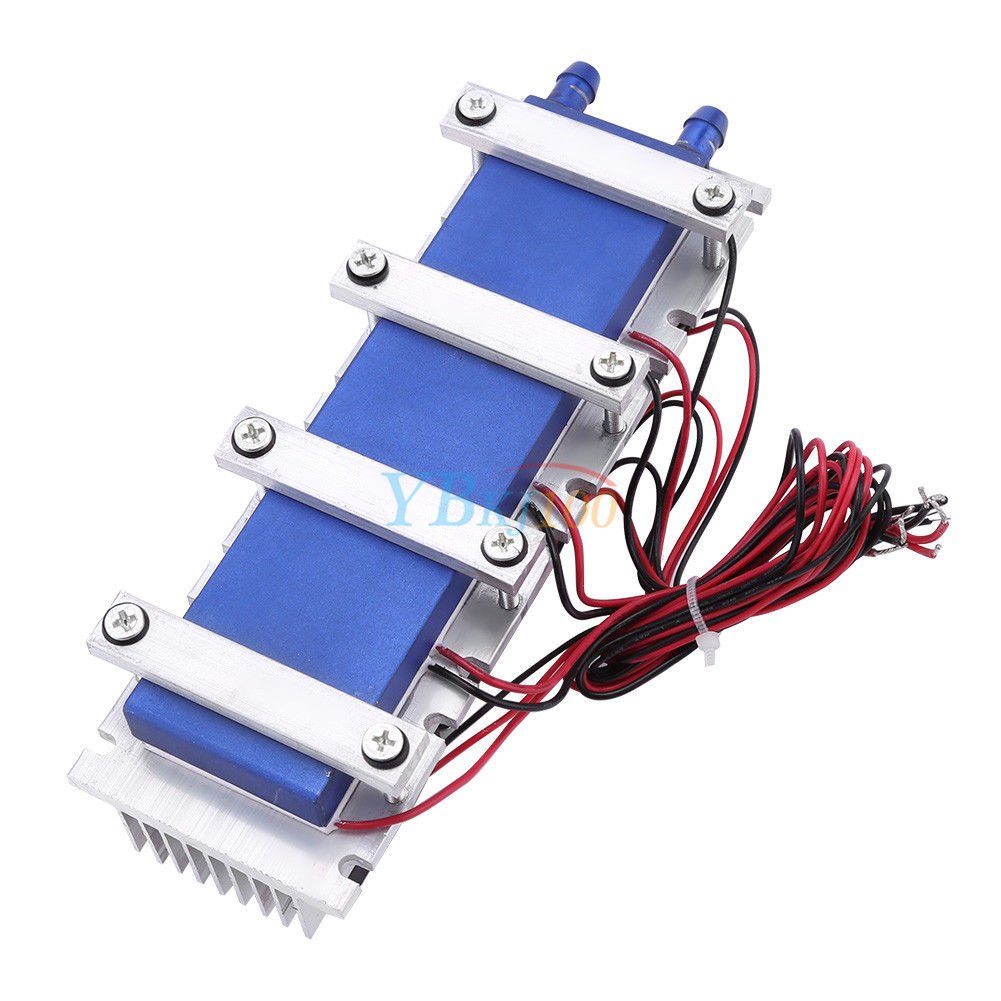 Quad-core Thermoelectric Peltier Air Cooling Device Cooler 4*TEC1-12706 ...