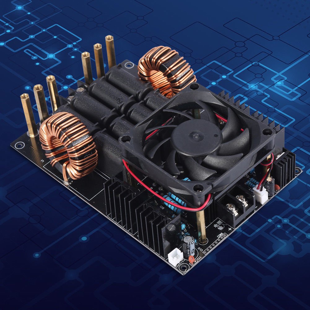 1pc 1000w 50A 1kw ZVS Induction Heating Machine Product Voltage DC12 ...