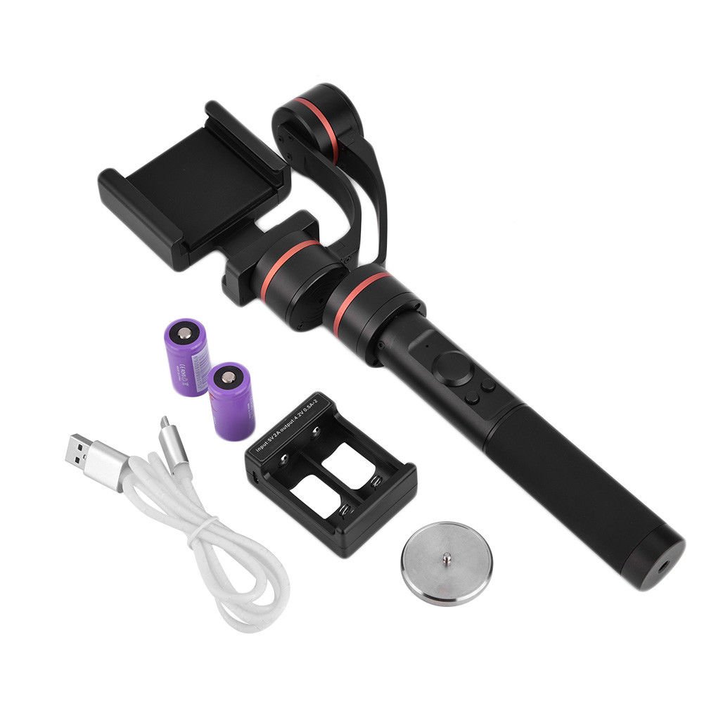 360°Rotation Cell Phone Handheld Gimbal Stabilizer for GoPro Hero ...