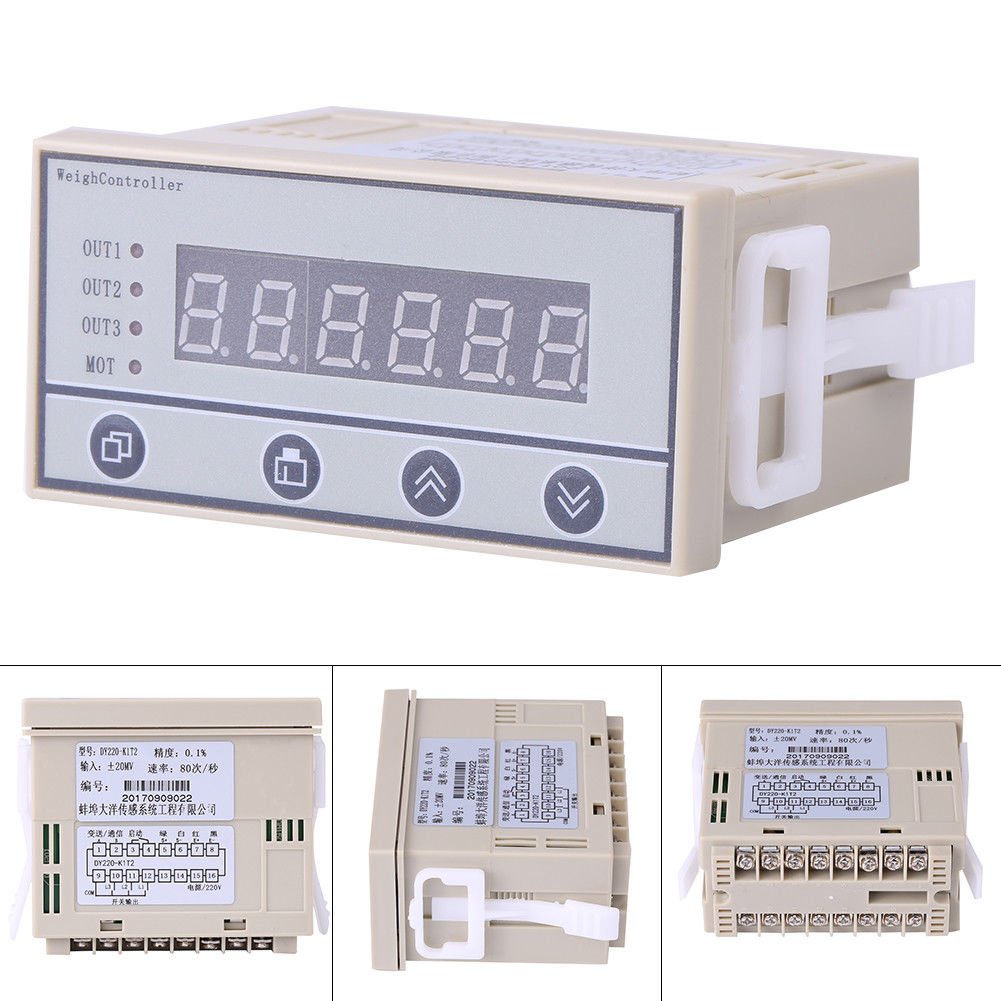 Digital Weighing Weight Controller Load-cell Indicator 6 Digits LED ...