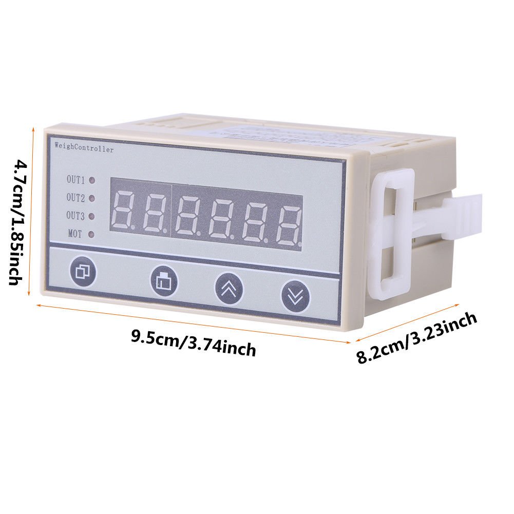 Digital Weighing Weight Controller Load-cell Indicator 6 Digits LED Display EM