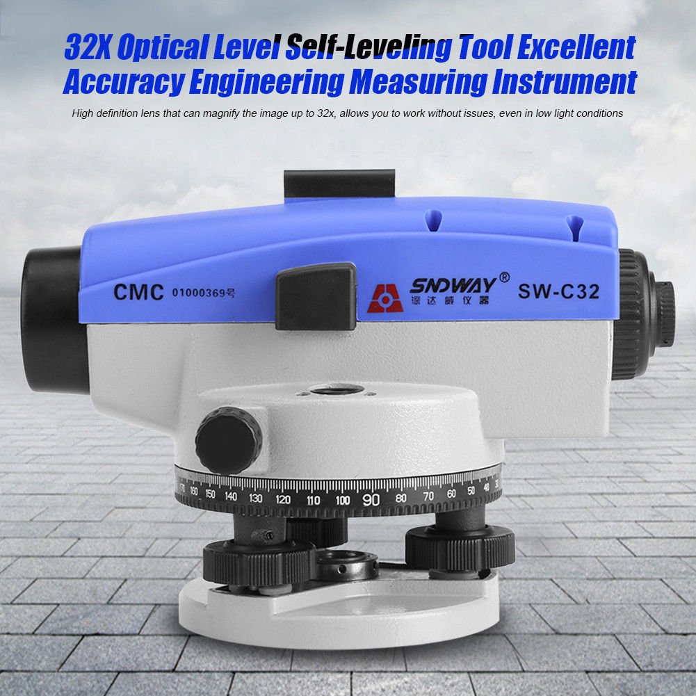 32X Optical Level Self-Leveling Tool Accuracy Self Leveling Rotating ...