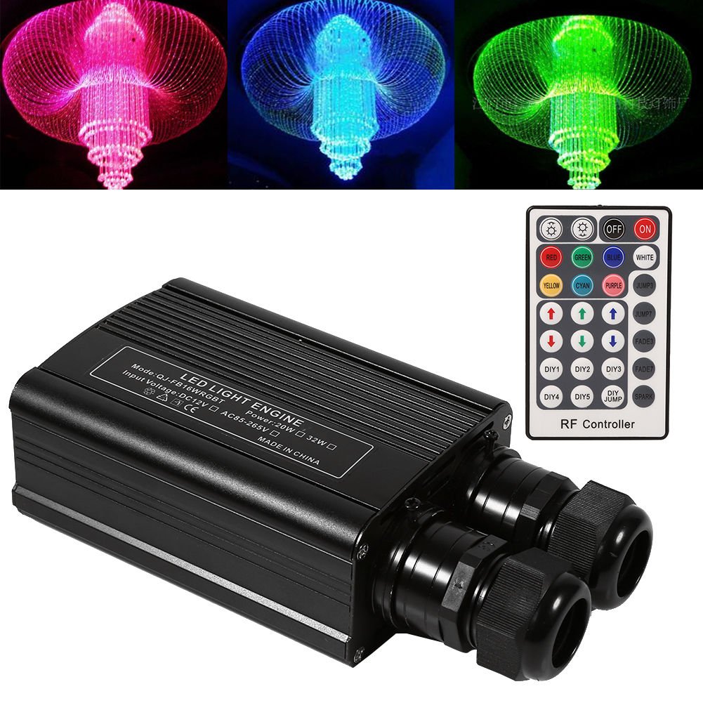 32W LED Fiber Optic Light Engine Driver with Double Head for Ceiling ...