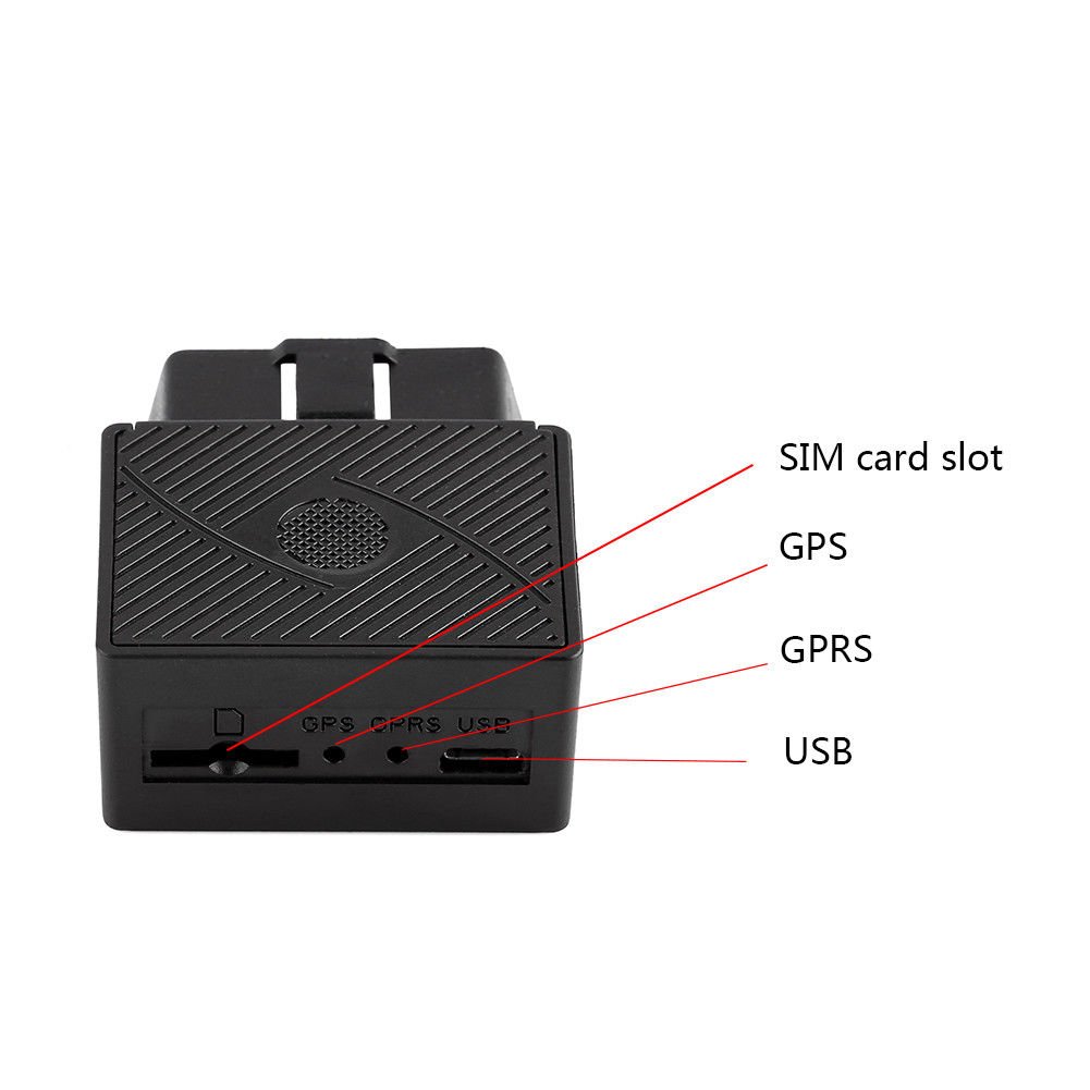 Car OBD GPS GSM GPRS Tracker Real-Time Tracking System Global Locator ...