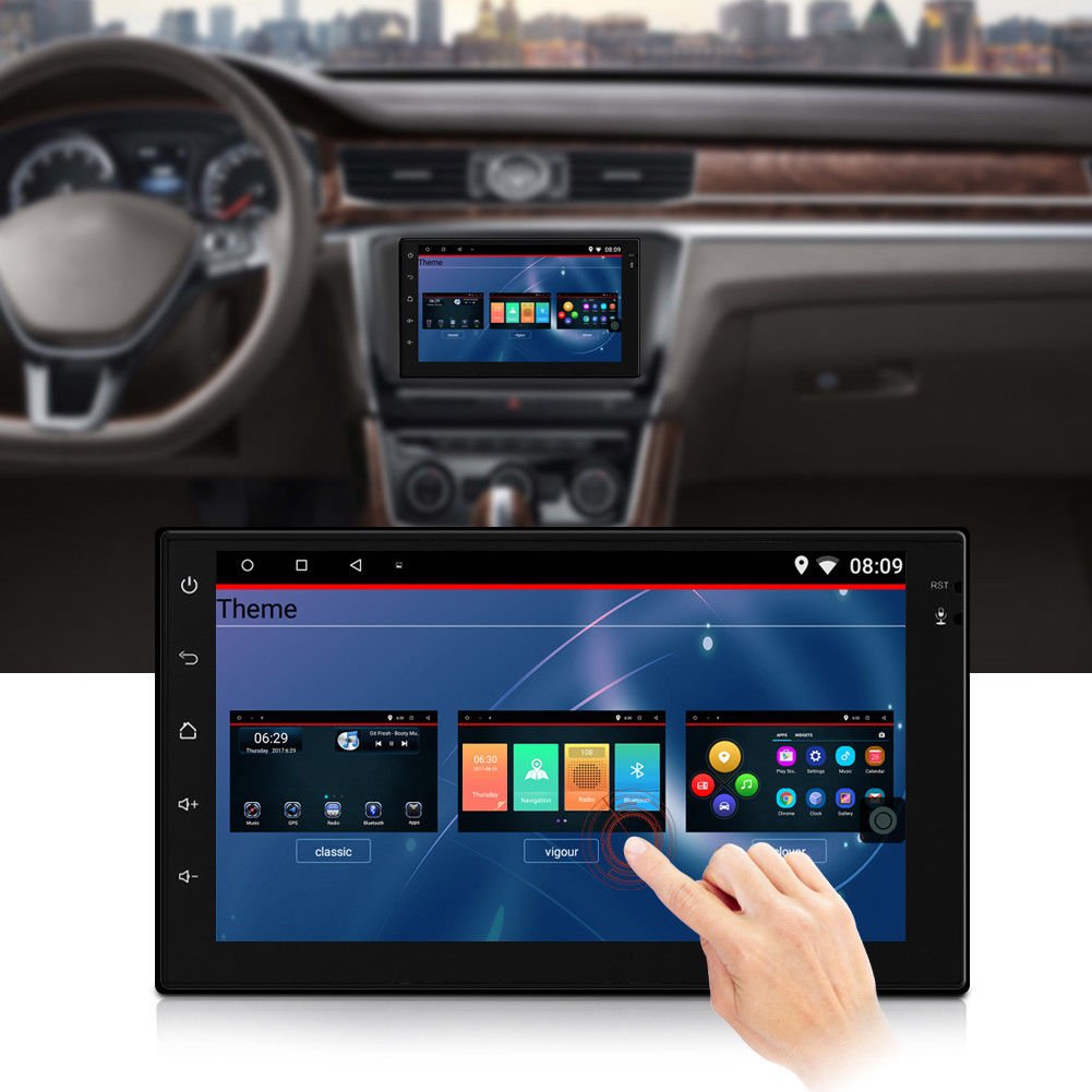 Car 7 inch Android 6.0 Bluetooth Car Video MP5 Player GPS Navigation FM ...