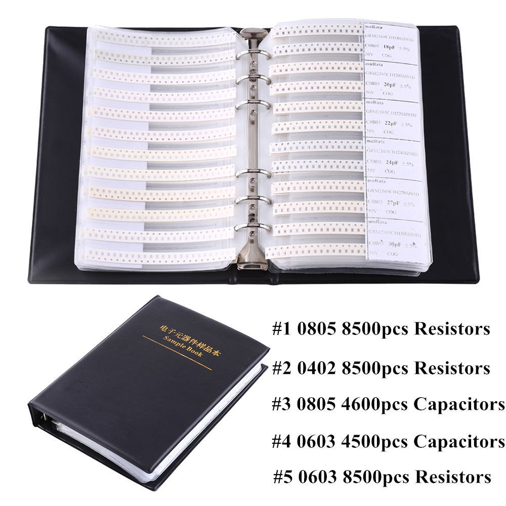 Variours Types SMD SMT Chip Resistors Assortment Kits Capacitor Sample ...