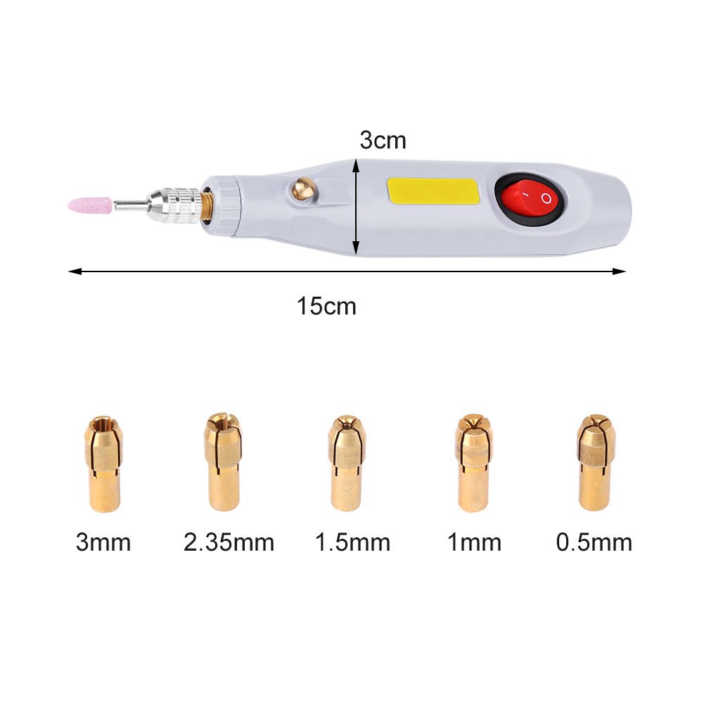 Handy Mini Electric Drill Grinder Engraver Rotary Tools Kit Adjustable ...